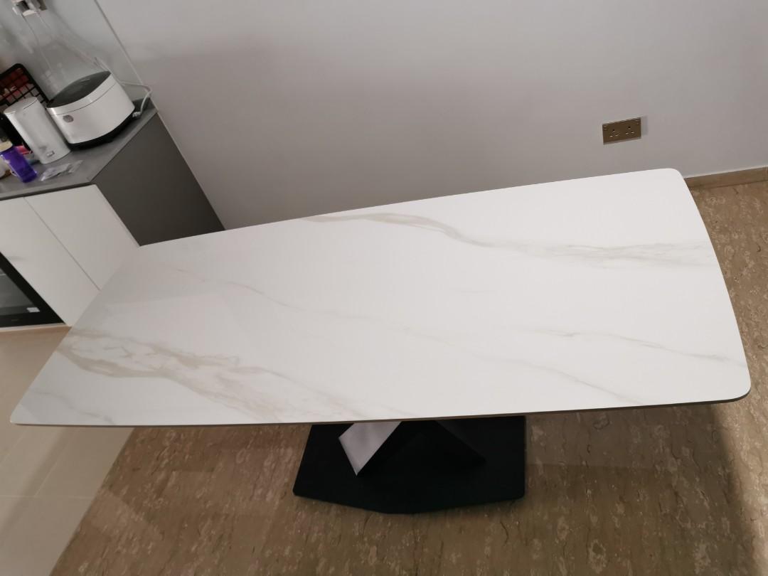 1.8m BN Sintered stone/ quartz dining table, Furniture & Home Living ...