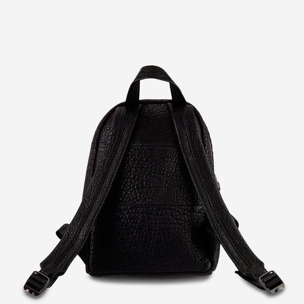 Status Anxiety Racketeer Leather Backpack in Black Pebble, Women's ...