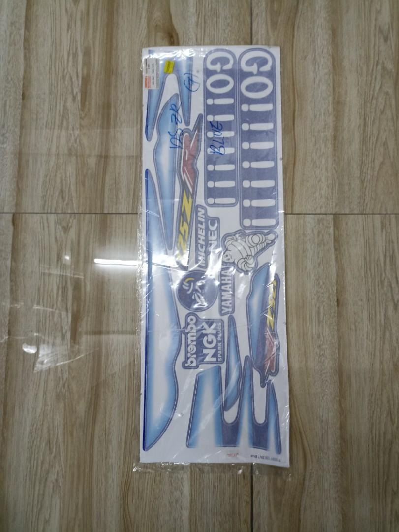 Sticker moritaka / racing mall 125zr gogo / biru gp / 46 / biru laut ...