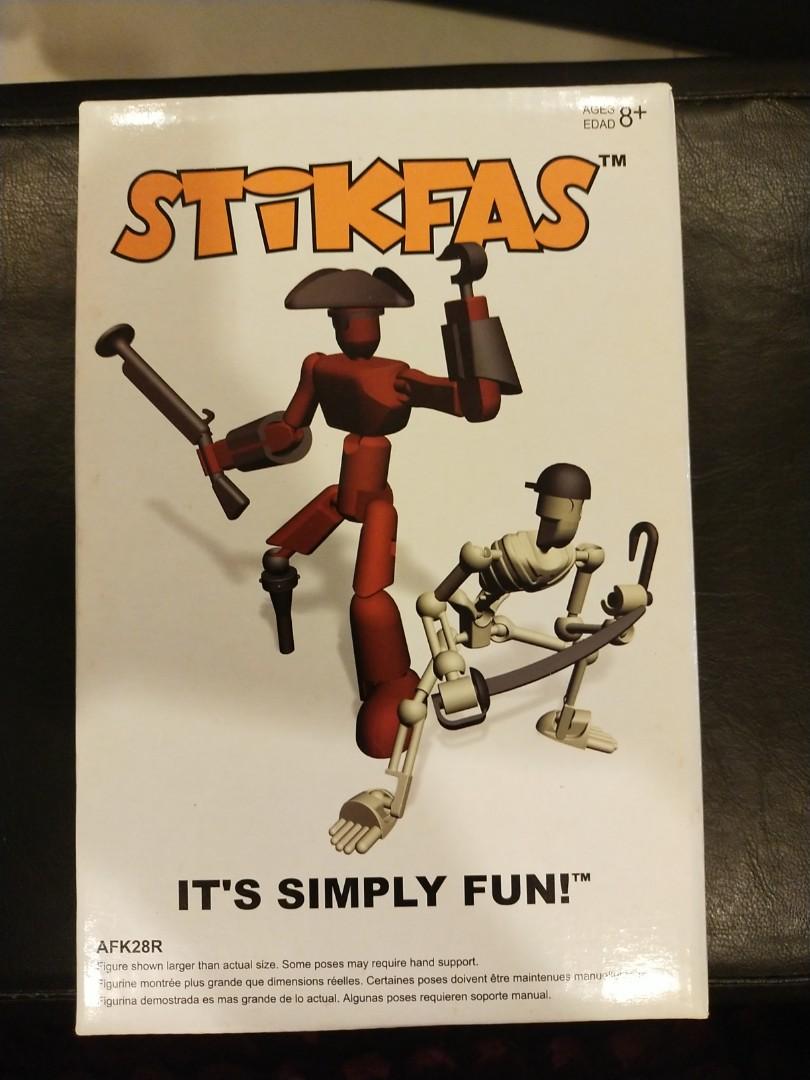 Stikfas Alpha Male Pirate with Skeleton, Hobbies & Toys, Toys & Games ...