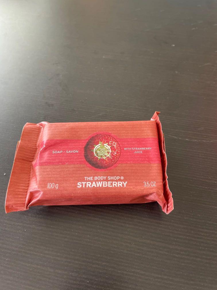 The Body Shop Strawberry Shower Gel And Bar Soap Set Beauty And Personal