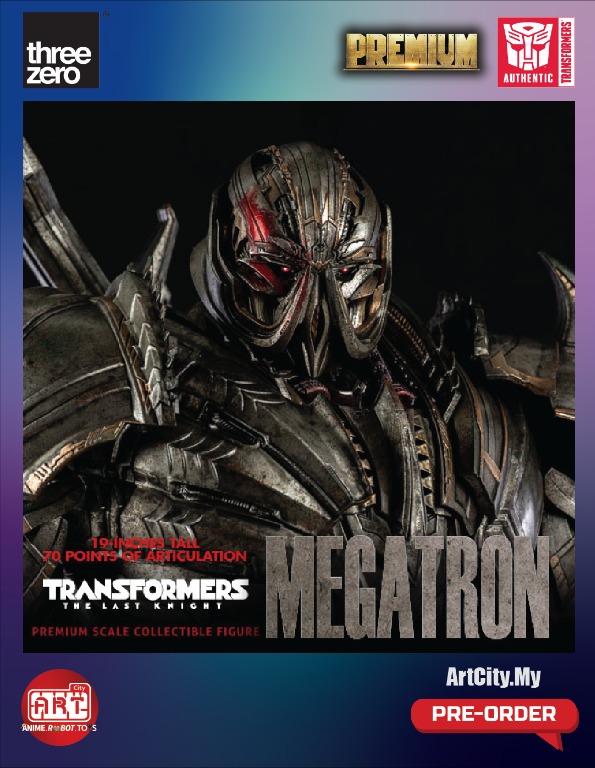 ThreeZero - Transformers The Last Knight - Premium Megatron (Deluxe ...