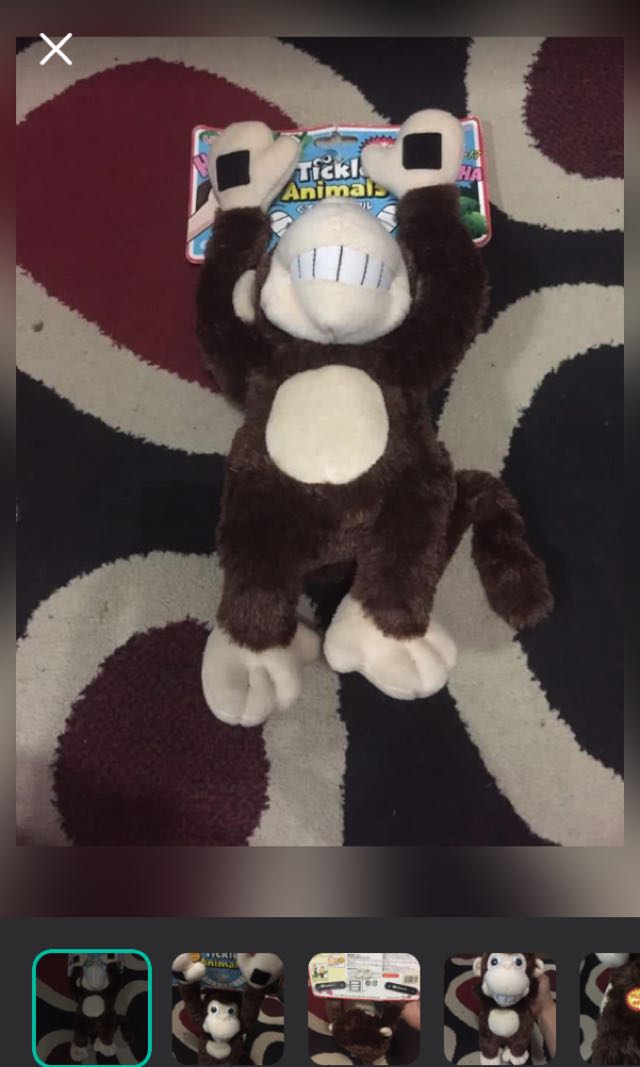 Tickle plush toy, Hobbies & Toys, Toys & Games on Carousell