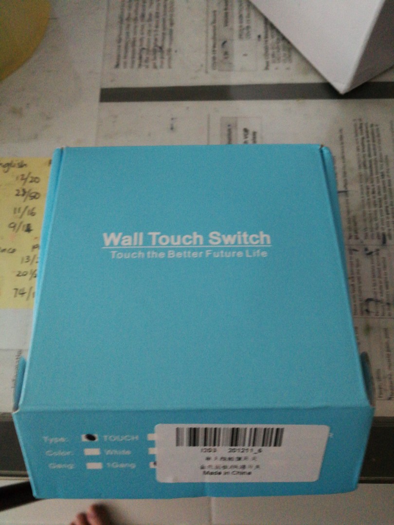 Touch screen switch, TV & Home Appliances, Electrical, Adaptors ...