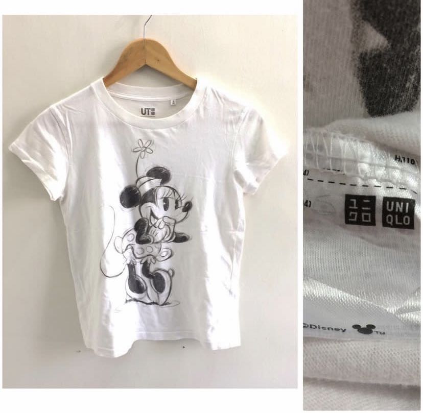 Uniqlo Minnie, Women's Fashion, Tops, Shirts on Carousell