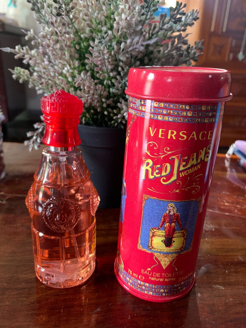 VERSACE Red Jeans perfume for Women, Beauty & Personal Care, Fragrance ...