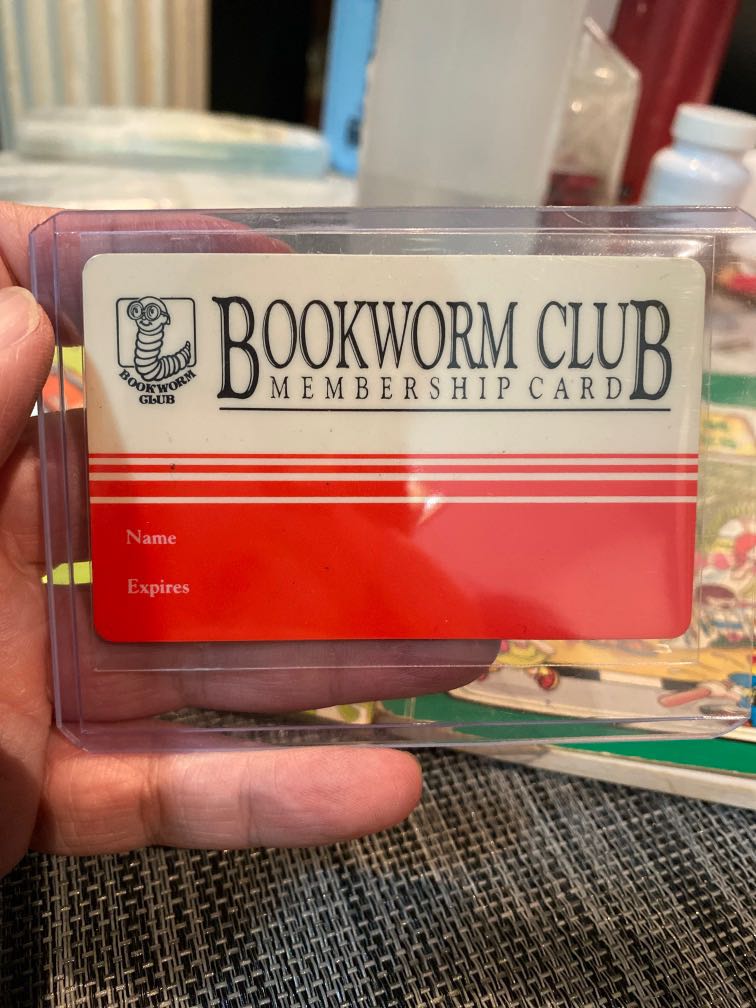 Vintage Bookworm Member Card and Book, Hobbies & Toys, Toys & Games on ...
