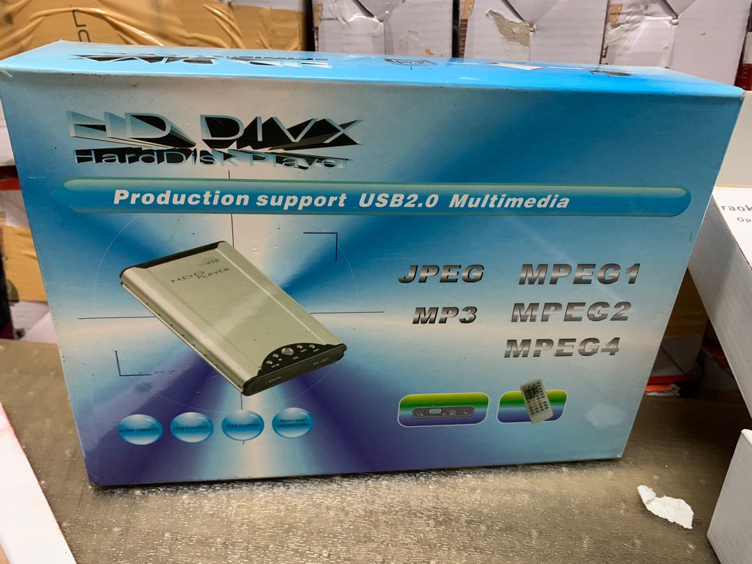 Vintage Hard Drive Casing and Player USB 2 Multimedia, Computers & Tech ...