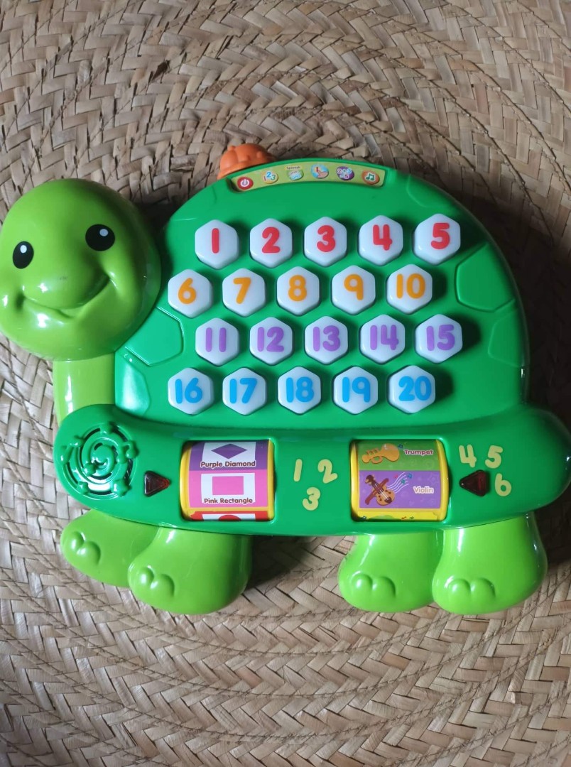 Vtech Count and Learn Turtle, Babies & Kids, Infant Playtime on Carousell