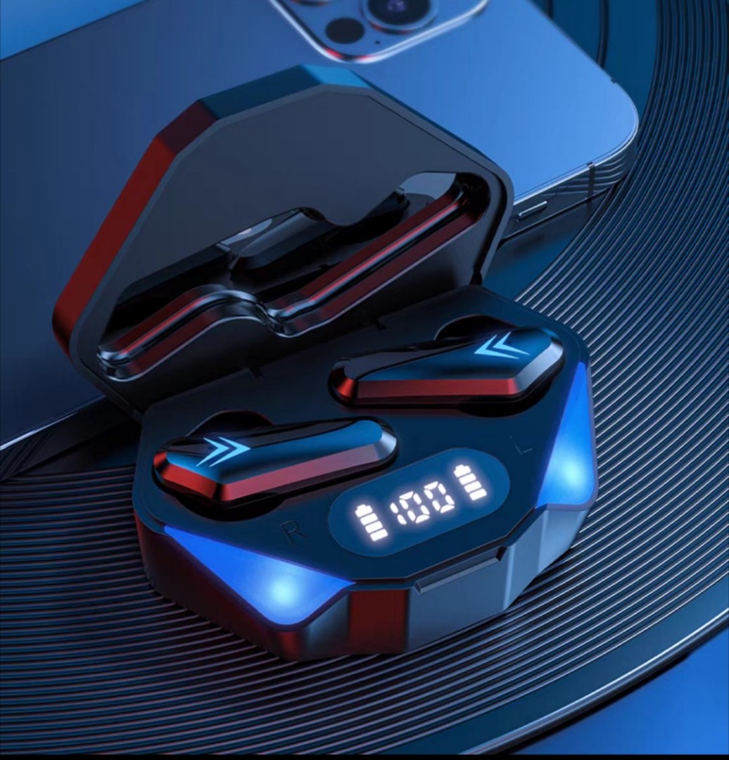 Wireless Gaming Earphones. Double LED. Game mode with minimal lag ...