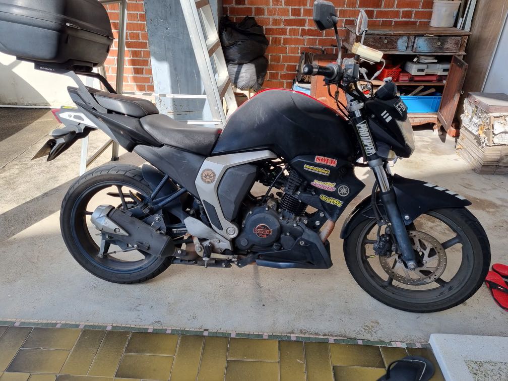 Yamaha FZN150, Motorcycles, Motorcycles for Sale, Class 2B on Carousell