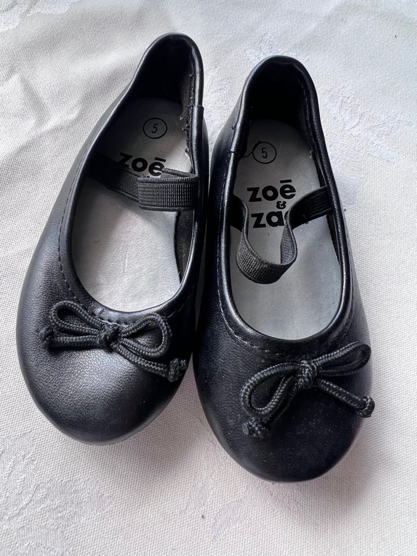 Zoe and zac black shoes, Babies & Kids, Babies & Kids Fashion on Carousell
