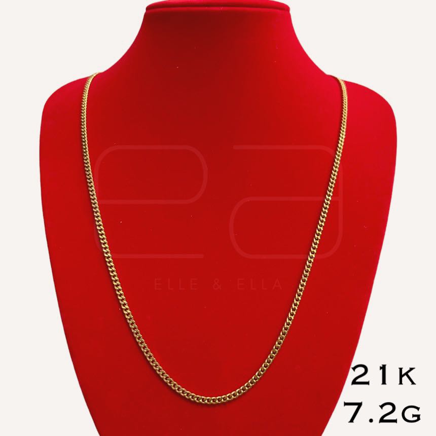 21k Saudi Gold Chain, Women's Fashion, Jewelry & Organizers, Necklaces ...