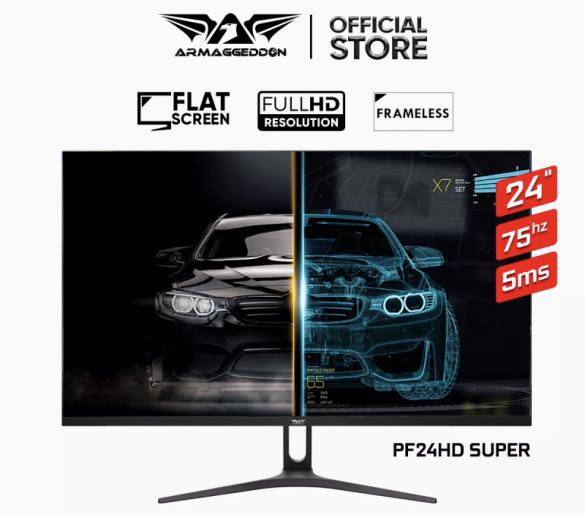 24inch Monitor Pixxel+ Armageddon, Computers & Tech, Desktops on Carousell