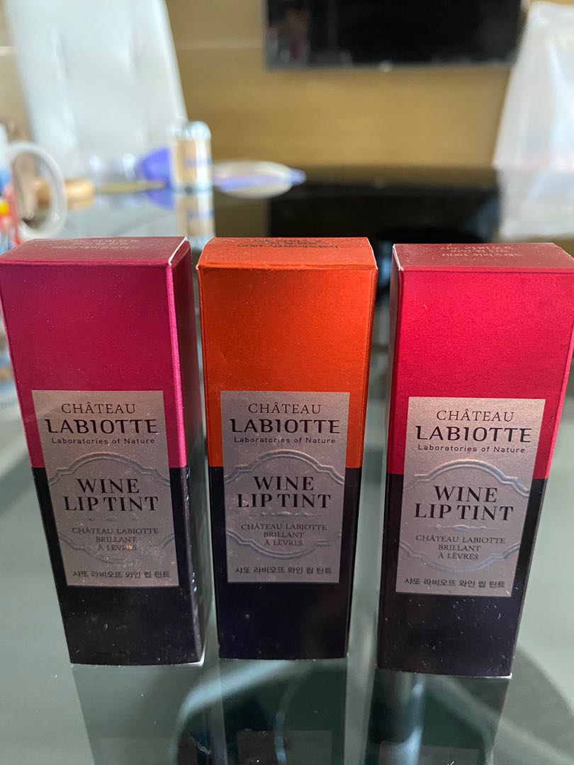 韓國唇彩 Chateau Labiotte lip tint 3支, 美容＆化妝品, 健康及美容 - 皮膚護理, 化妝品 - Carousell