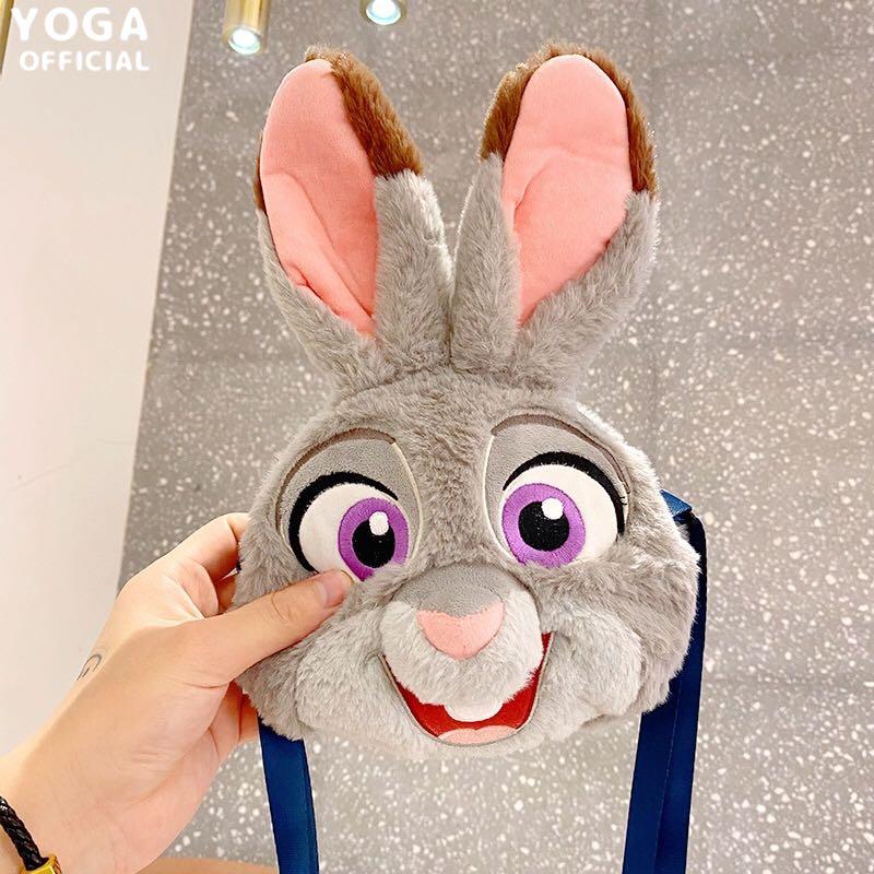 優獸大都會 zootopia judy nick 收納袋 斜咩袋 單肩包 公仔袋 朱迪 傑克, 傢俬＆家居, 其他, 收納箱及袋 ...