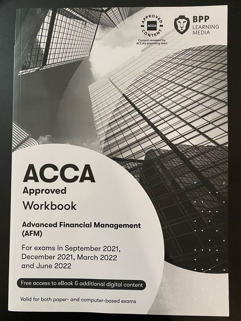 ACCA- Advanced Financial Management (AFM) BPP Workbook, Hobbies & Toys ... ACCA- Advanced Financial Management (AFM) BPP Workbook, Hobbies & Toys ...