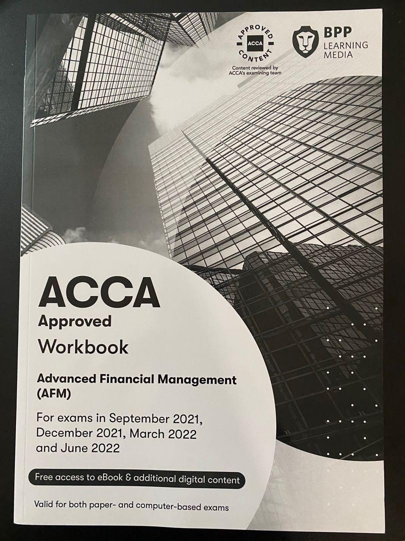 ACCA- Advanced Financial Management (AFM) BPP Workbook, Hobbies & Toys ...