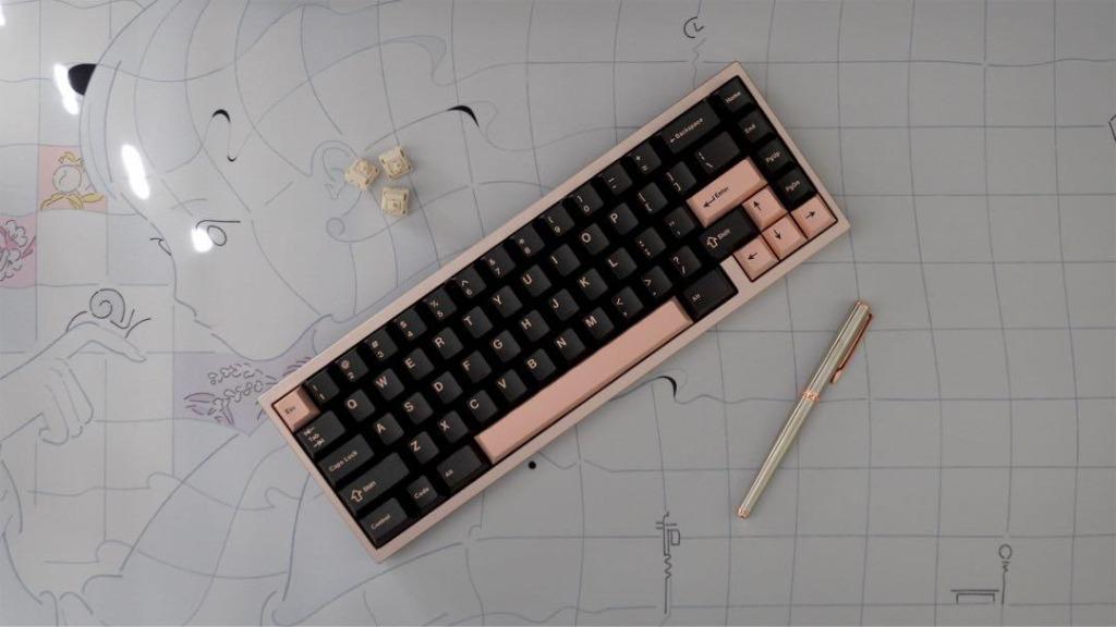Ai03 Vega Rose Gold Mechanical Keyboard, Computers & Tech, Parts ...
