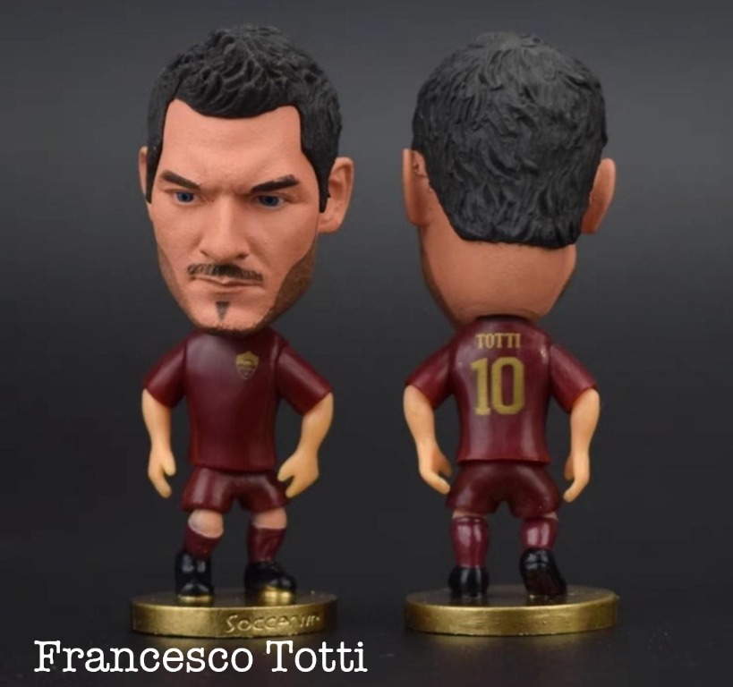 AS Roma Francesco Totti Soccerwe Kodoto Football Figurine Cake Topper ...