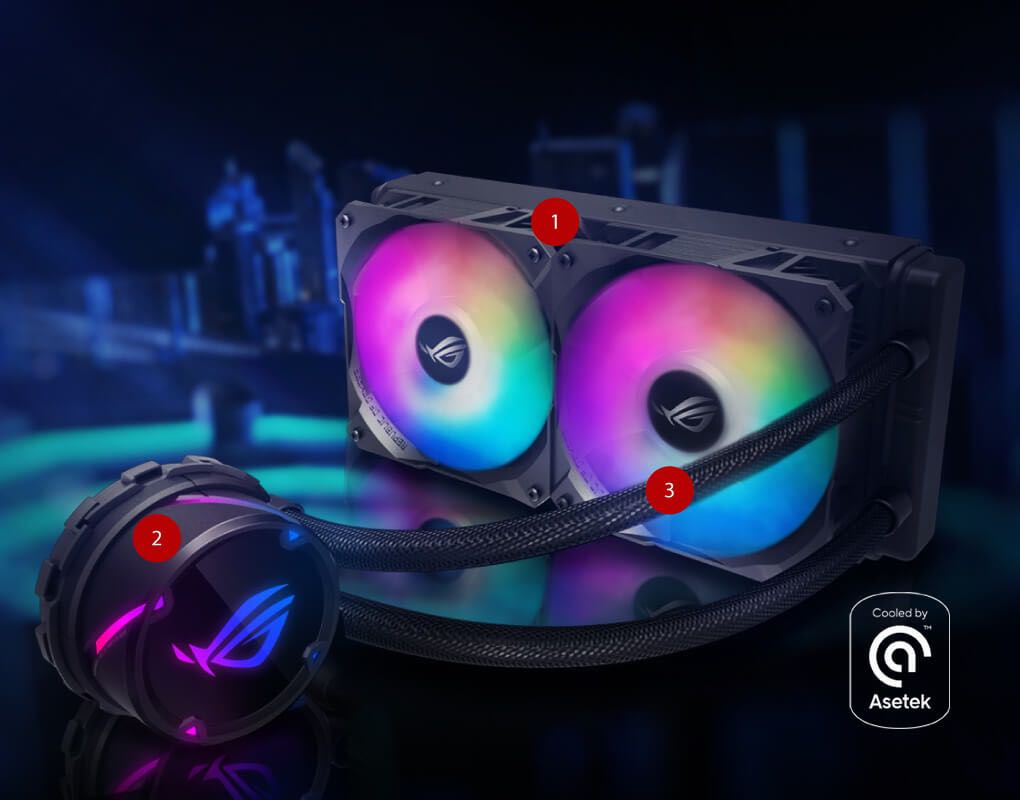 Asus ROG STRIX LC240一代 AIO 一體式水冷 #CoolerMaster #ROG #EK #ID-Cooling, 電腦 ...