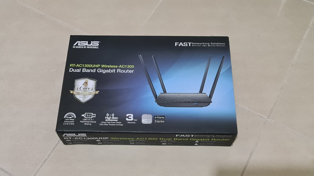 ASUS RT-AC1300UHP / AC1300 Dual Band Wi-Fi Router with MU-MIMO and ...