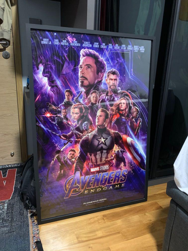 Avengers Endgame Poster Final, Furniture & Home Living, Home Decor ...