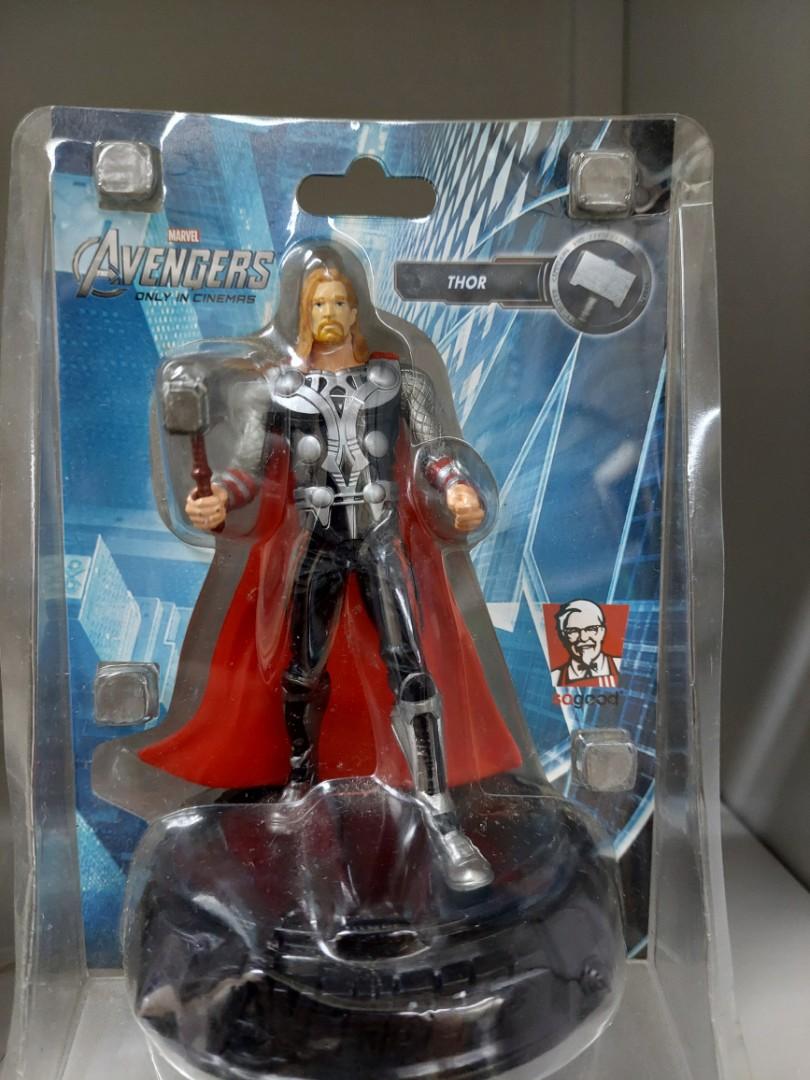 Thor and Captain America Avengers KFC Figurines, Hobbies & Toys, Toys ...