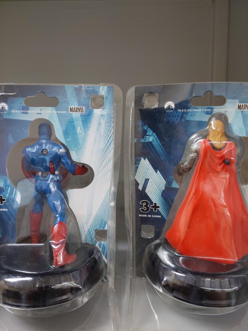 Thor and Captain America Avengers KFC Figurines, Hobbies & Toys, Toys ...