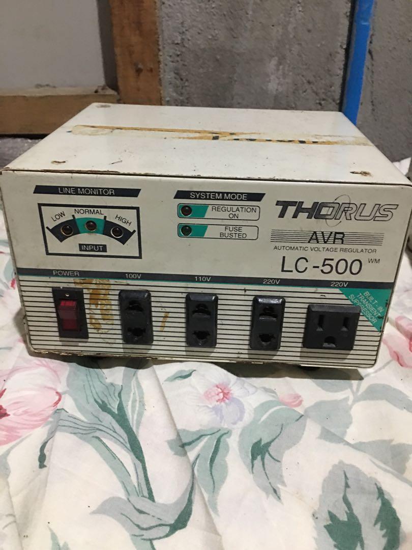 AVR TRANSFORMER 500 Watts, TV & Home Appliances, Other Home Appliances ...