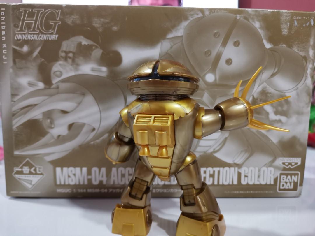 BANDAI HG GUNDAM 1/144 MSM-04 ACGUY GOLD INJECTION COLOR Pre-build, Hobbies & Toys, Collectibles ...