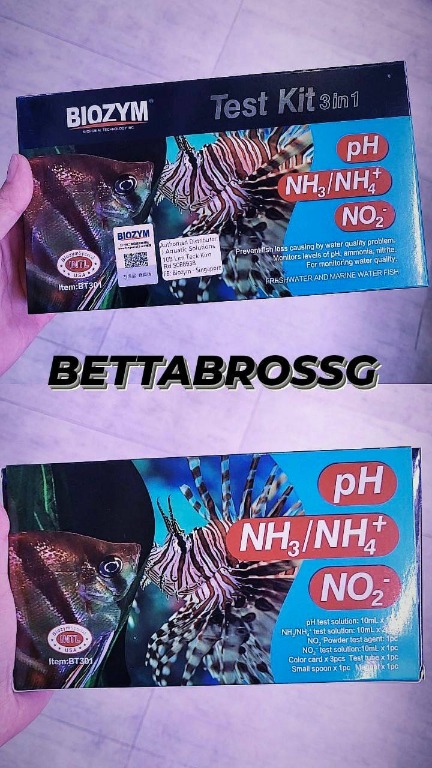 Biozym 3-in-1 Test Kit / Biozym Safe Water / Biozym NO2- Remover ...