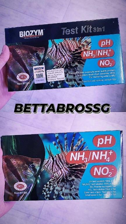 Biozym 3-in-1 Test Kit / Biozym Safe Water / Biozym NO2- Remover ...