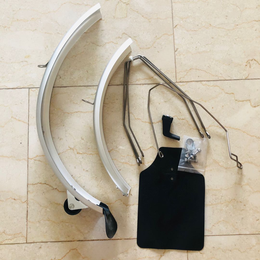 Brompton Original Mudguard Silver, Sports Equipment, Bicycles & Parts ...