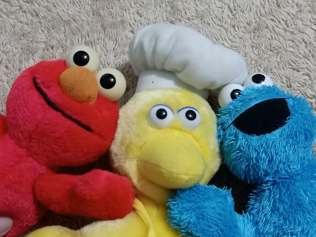 SESAME STREET BUNDLE SET ( Elmo, Big Bird, Cookie Monster), Hobbies ...