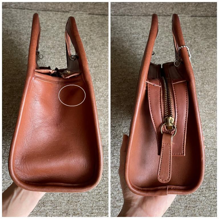 Vintage Coach Carousel Bag in British Tan Leather, Coach 9942, Women's ...