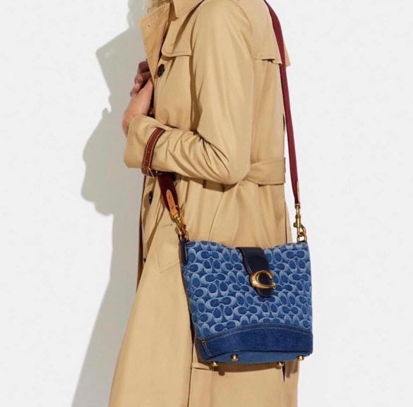 COACH: Tali Bucket Bag In Signature Denim, Luxury, Bags & Wallets on ...