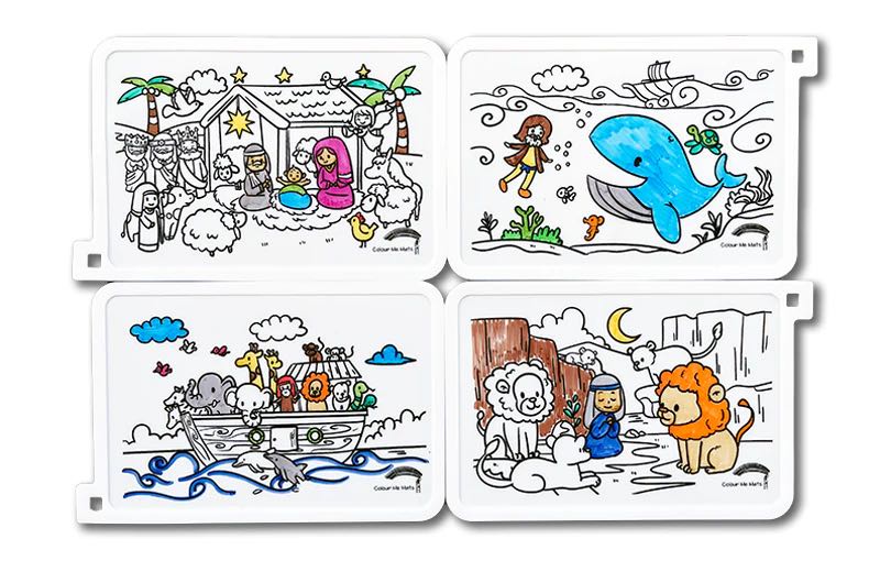 Colour Me Puzzle Mats - Our Favourite Bible Stories (Puzzle Mats ...