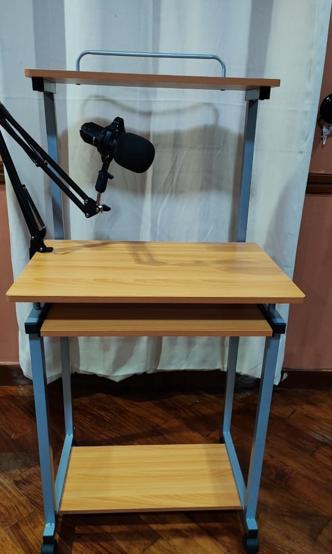 Computer table with complete set of mic, Furniture & Home Living ...