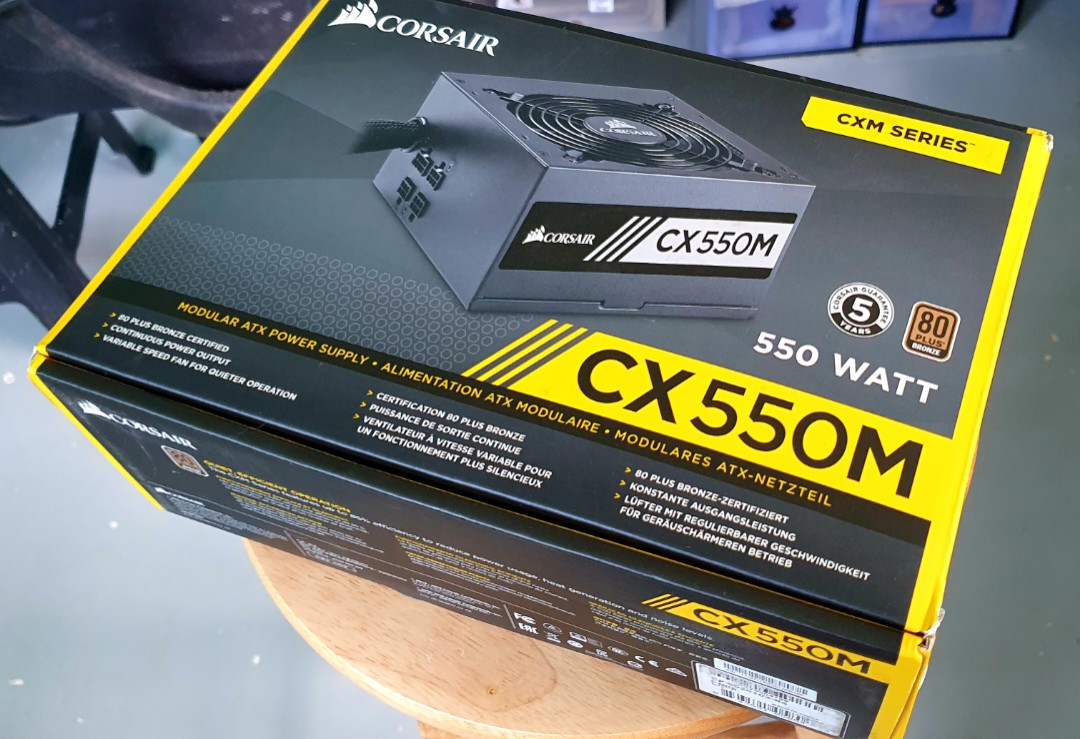 Corsair CX550M, Computers & Tech, Parts & Accessories, Computer Parts ...