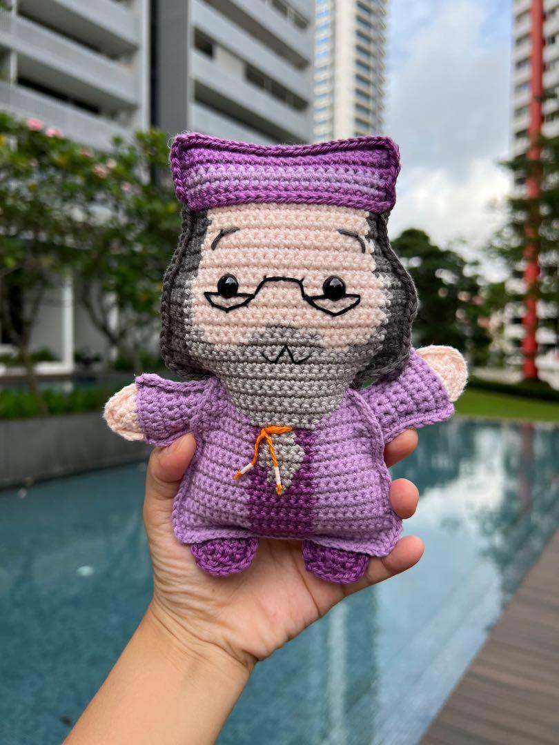 Crochet Ragdoll Professor Dumbledore, Hobbies & Toys, Stationery ...