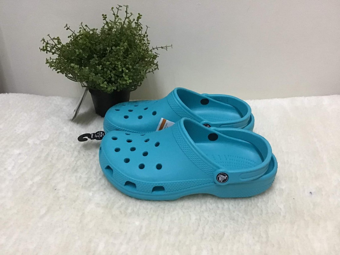 Crocs Classic Digital Aqua clogs, Everything Else, Others on Carousell