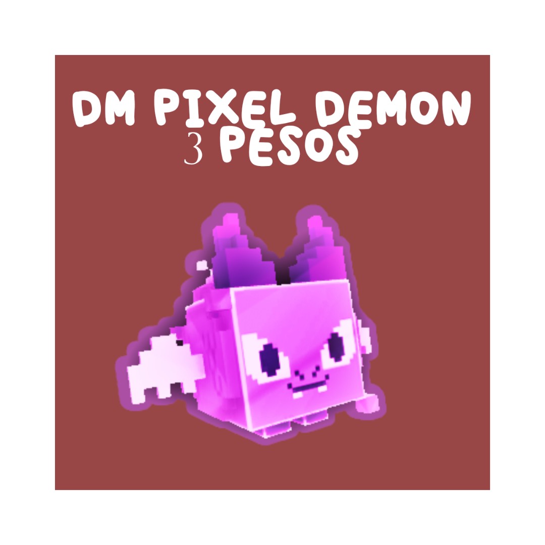 DARK MATTER PIXEL DEMON || PET SIMULATOR X || GCASH, Video Gaming ...