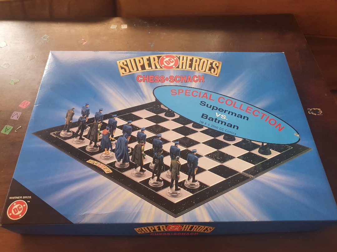 DC Superheroes Special Collection Chess Superman vs Batman, Hobbies ...