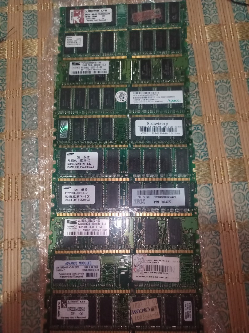 DDR RAM old ram for sell, Computers & Tech, Parts & Accessories ...