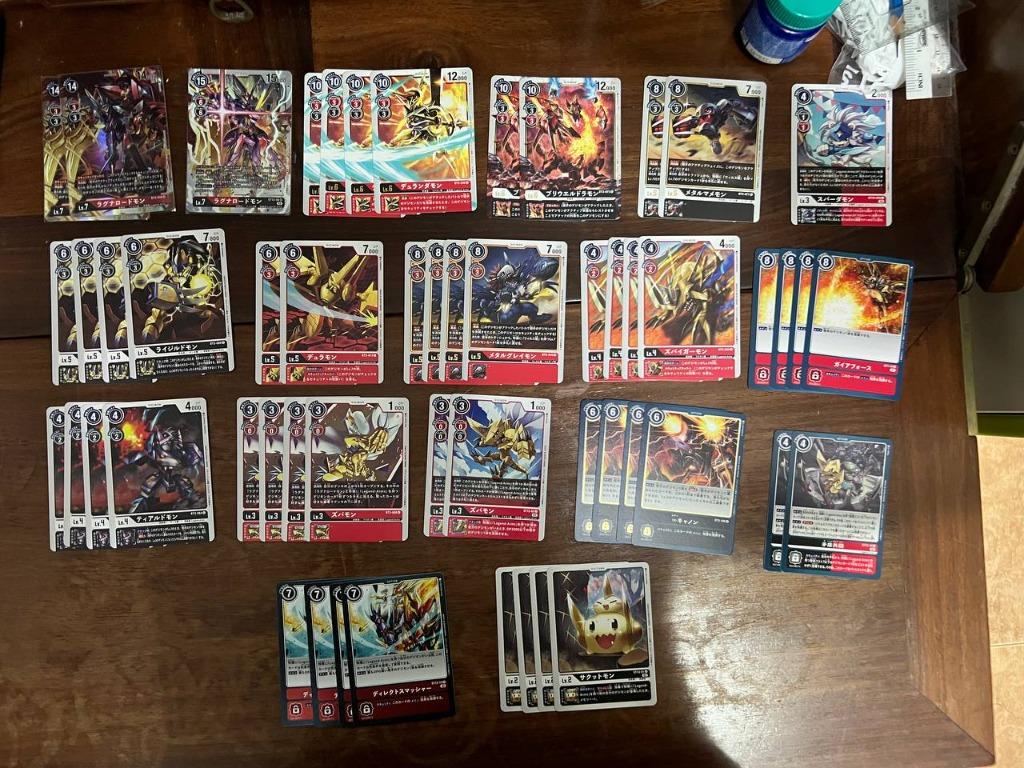 Digimon TCG Ragnalordmon Deck + Legend arms master playset, Hobbies ...