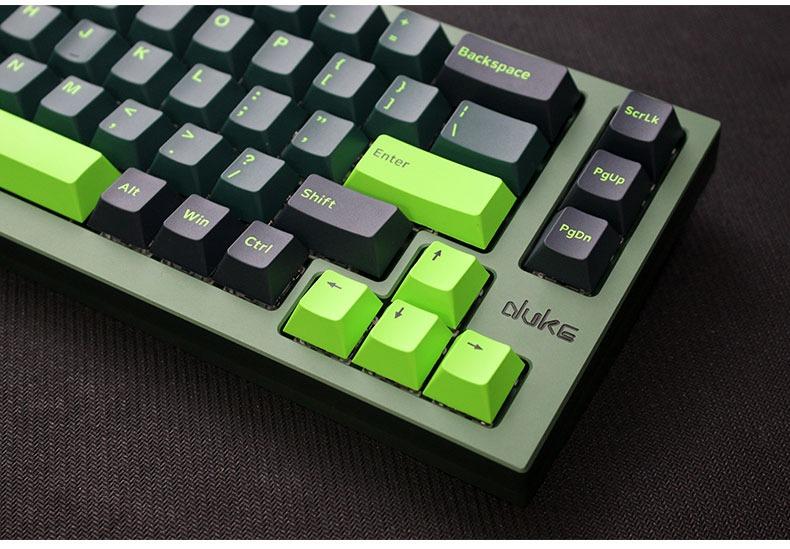 Doubleshot PBT Keycaps GMK Soundwave Green key cap 155 keys cherry ...