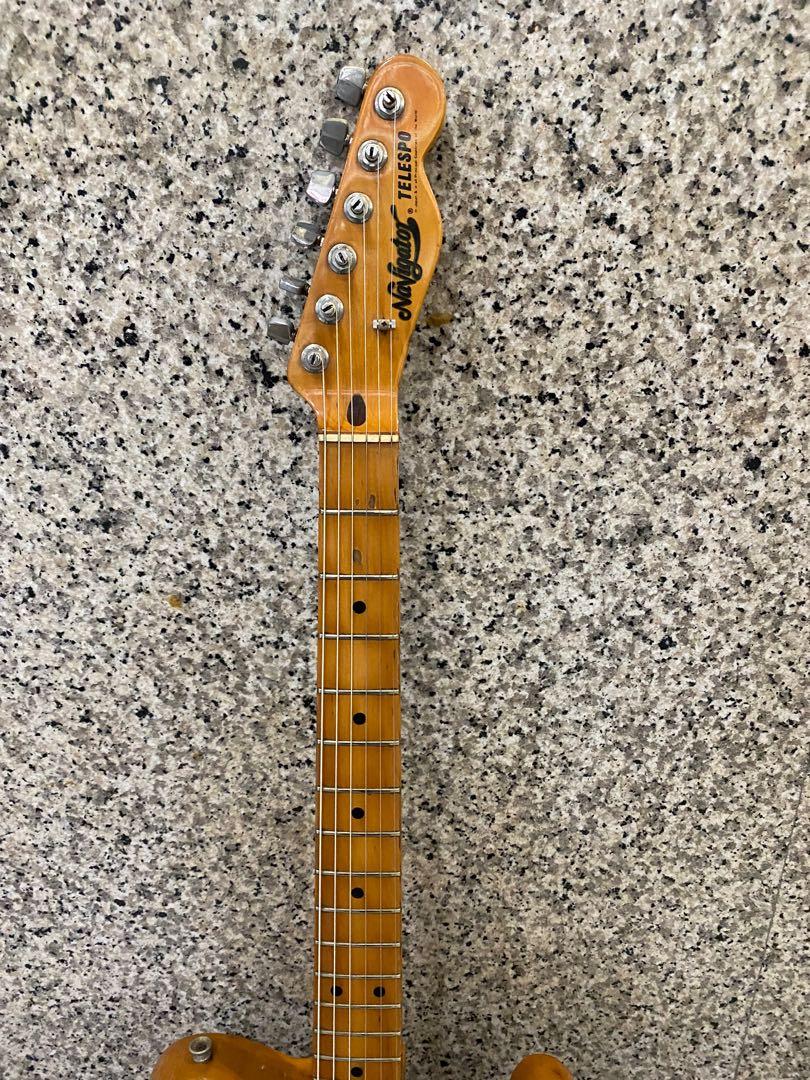 ESP Vintage 70’s Navigator Telespo Telecaster Guitar,Natural, Hobbies ...