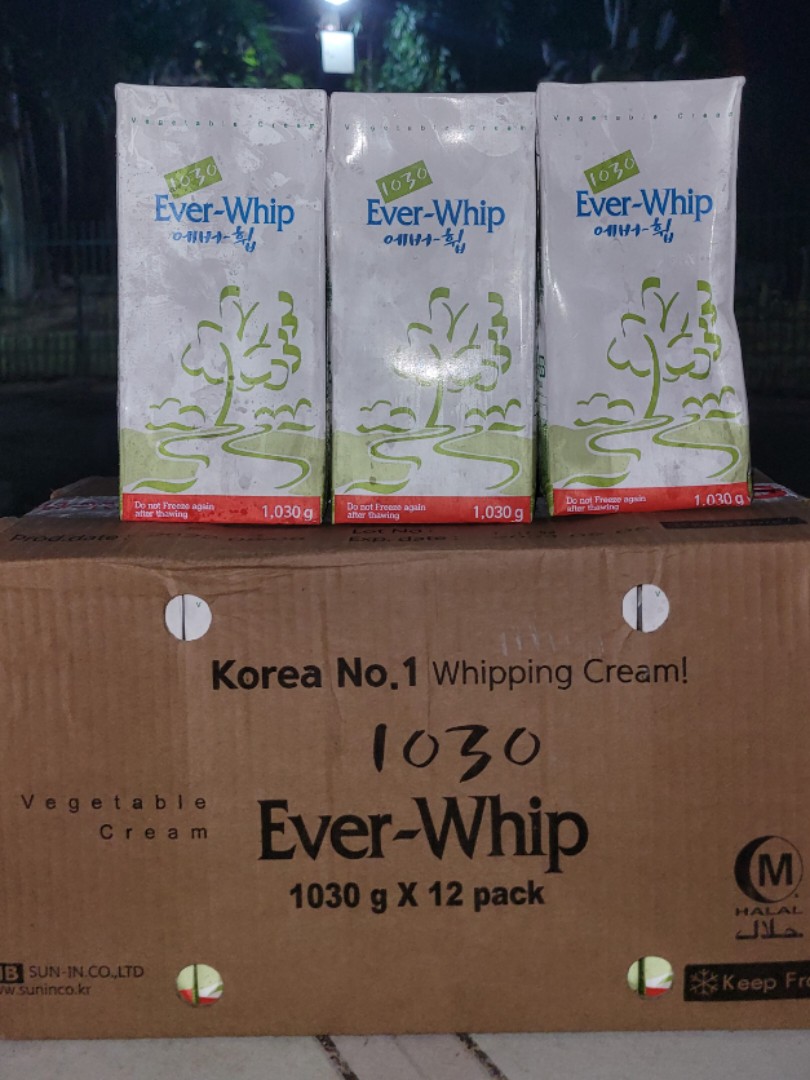 Everwhip non dairy whipping cream, Food & Drinks, Other Food & Drinks ...