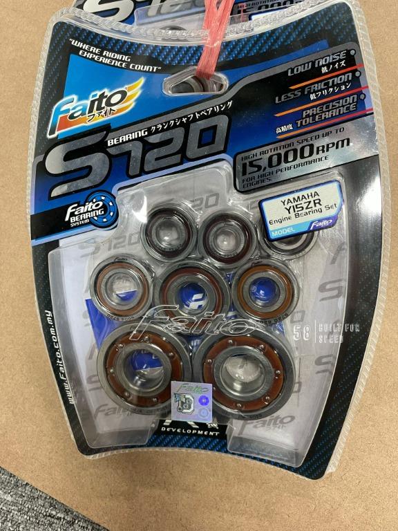FAITO RACING ENGINE FIBER BEARING SET (S720) SNIPER150 V1 V2 Y15 MK ...